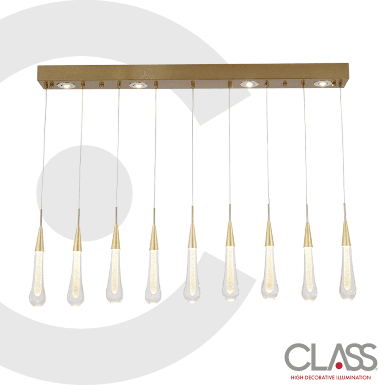 2CLAT34 Colgante led moderno 9 luces - Class Iluminación