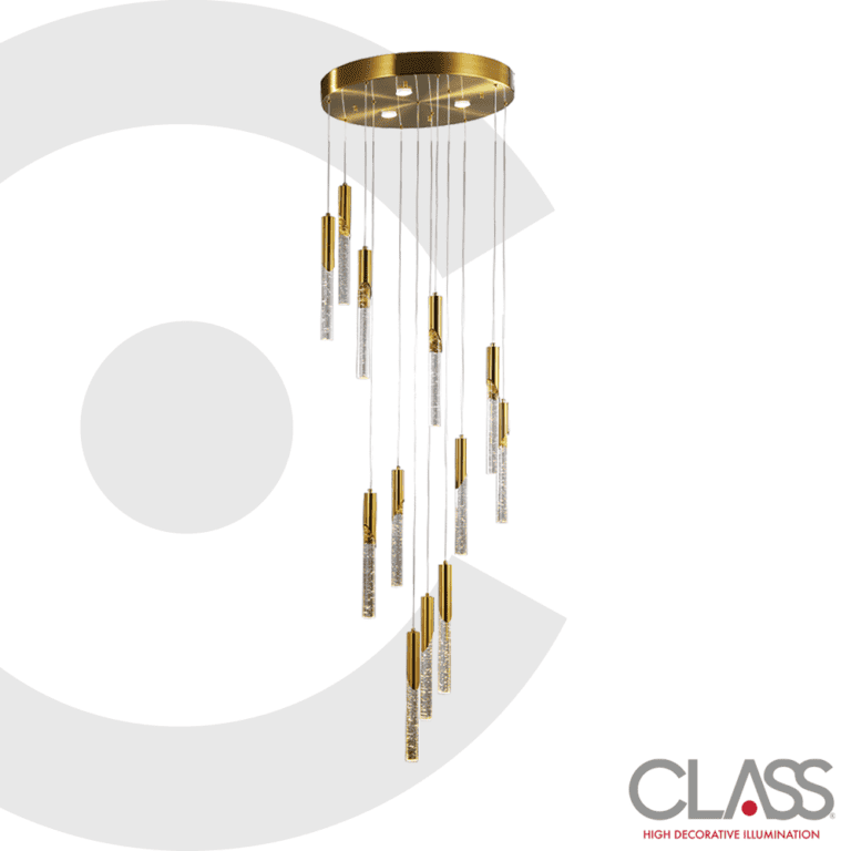 2CLAT64 Colgante contemporáneo 15 luces - Class Iluminación