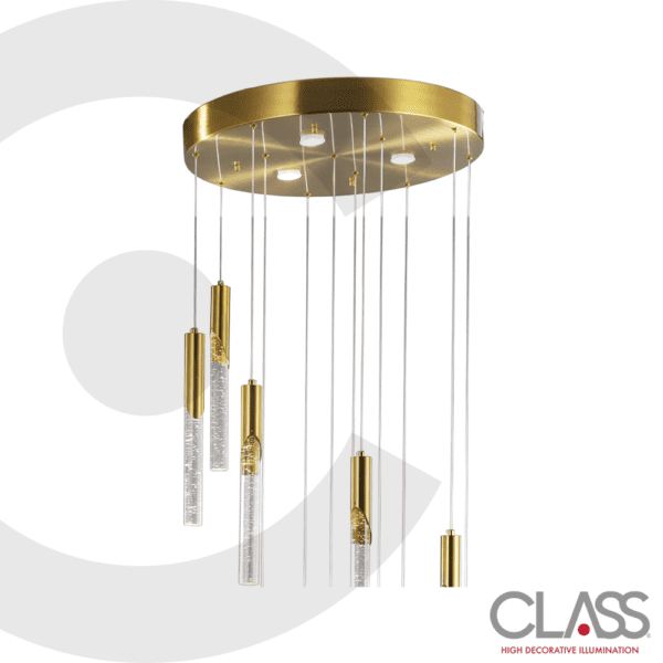 2CLAT64 Colgante contemporáneo 15 luces - Class Iluminación