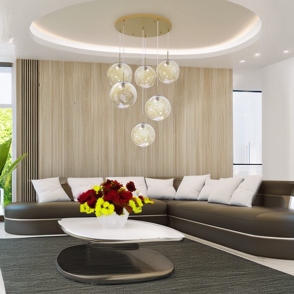 2CLDI125 Colgante moderno de 6 luces - Class Iluminación